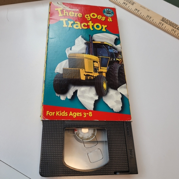 Media | Vintage There Goes A Tractor Vhs | Poshmark